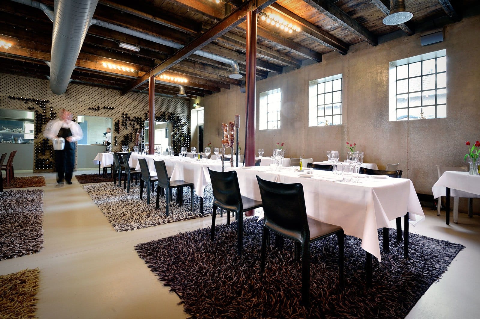 In Peter Lute’s restaurants kun je van de vloer eten.